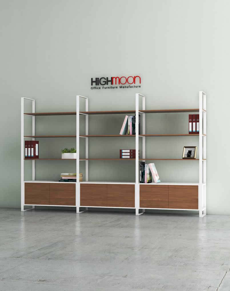 Sync Manager Display Cabinet (White Leg) - Highmoon Office Furniture ...