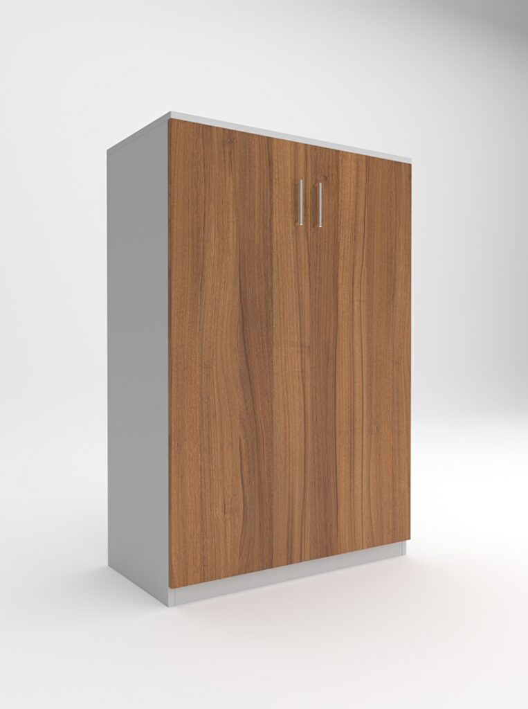 Apple Medium Height Cabinet With White Body - Highmoon Office Furniture ...