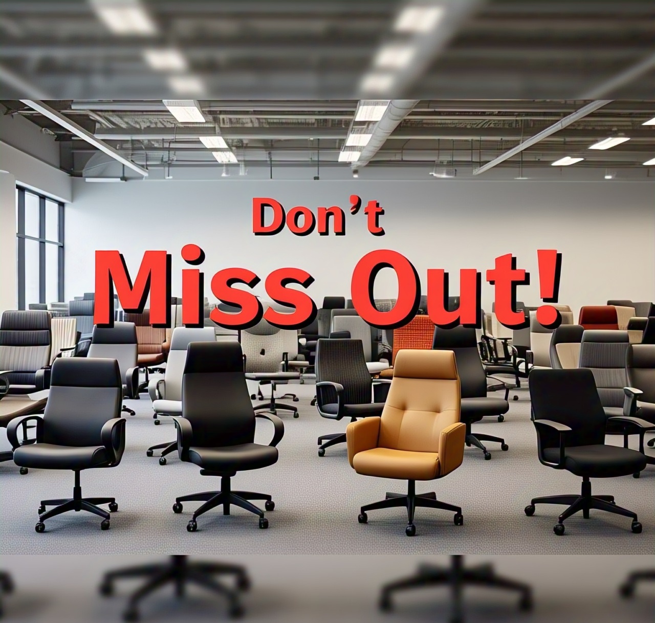 Office Furniture Clearance Sale | Showroom Chairs Clearance Sale