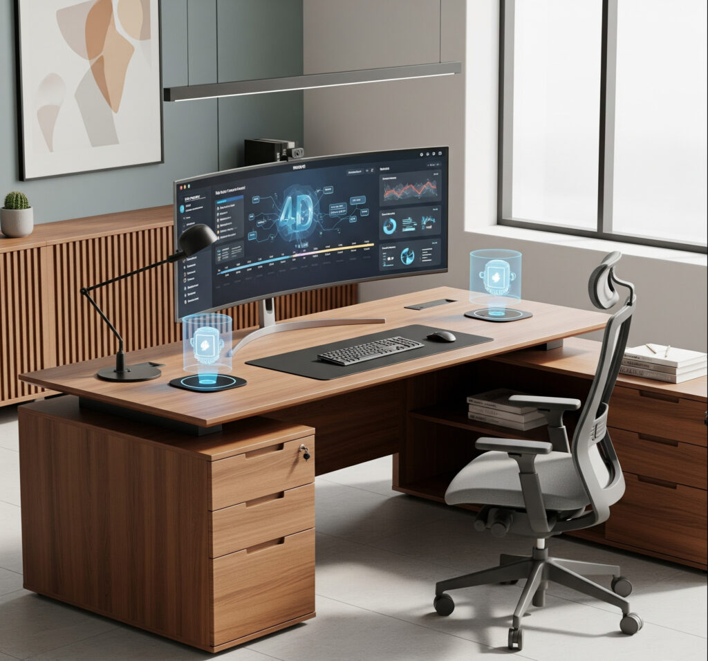 4D Office Manager Desk Designs: Highmoon Office Furniture Dubai